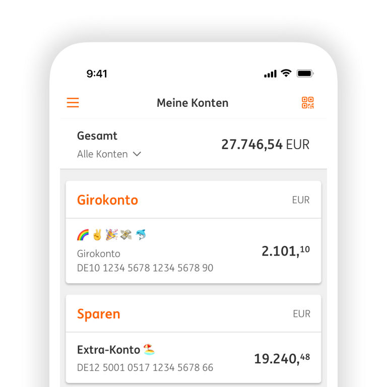 Konto personalisieren – ING – ING