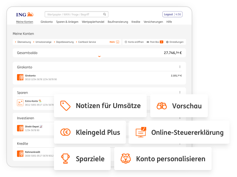 Konto verwalten | Online-Banking – ING