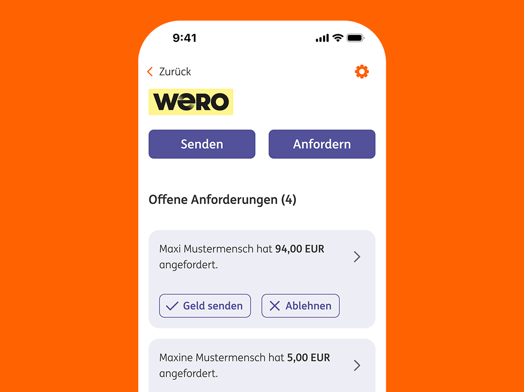 Wero: Geld senden und empfangen mit der ING App – ING
