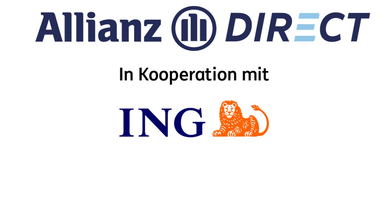 Easy versichern mit wenigen Klicks und unserem Partner Allianz Direct – ING